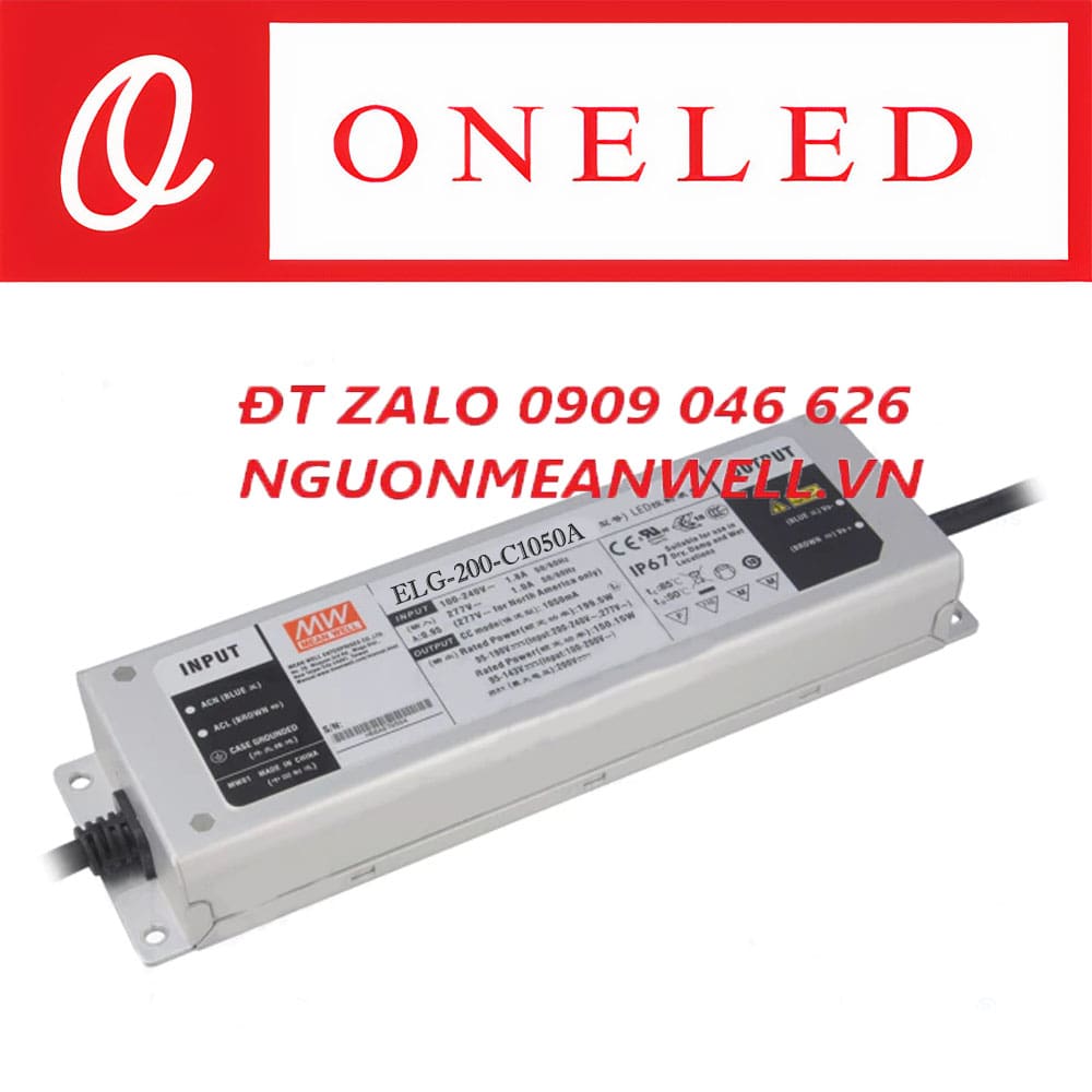 Bộ nguồn Meanwell ELG-200-C1050A
