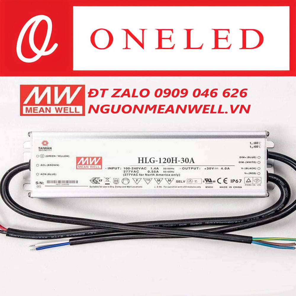 Bộ nguồn Meanwell HLG-120H-30A