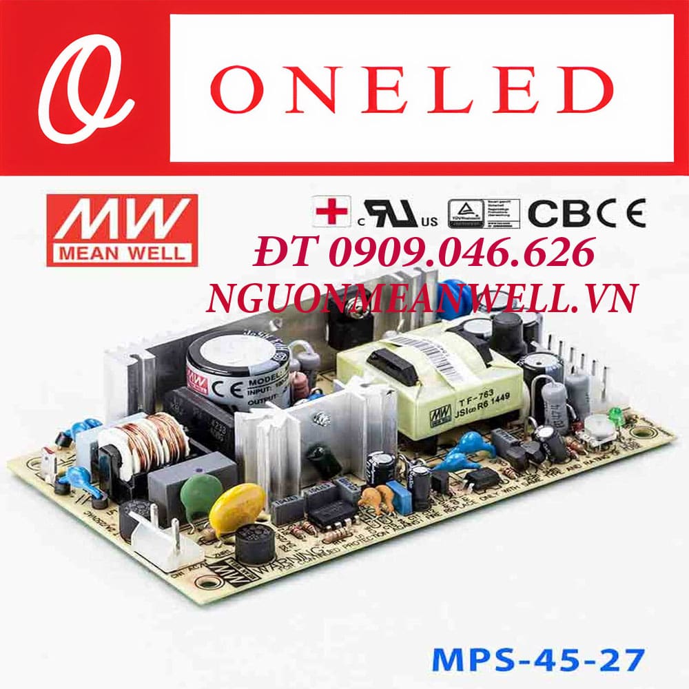 Bộ nguồn Meanwell MPS-45-27